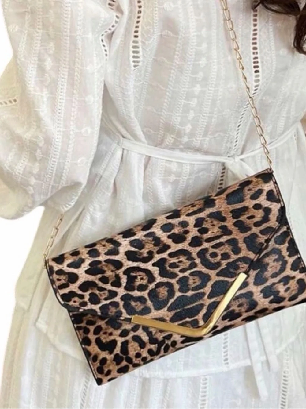 Bags | Nwot Leopard Print Envelope Clutch Or Crossbody Bag Nwot | Poshmark